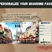 Nice, France Trip Surprise Gift Ticket: Editable Boarding Pass (digital ...