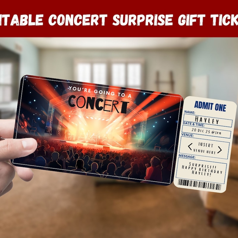 Concert Invitations - Etsy