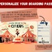 Circus Surprise Gift Ticket - You're Going to the CIRCUS - Printable ...