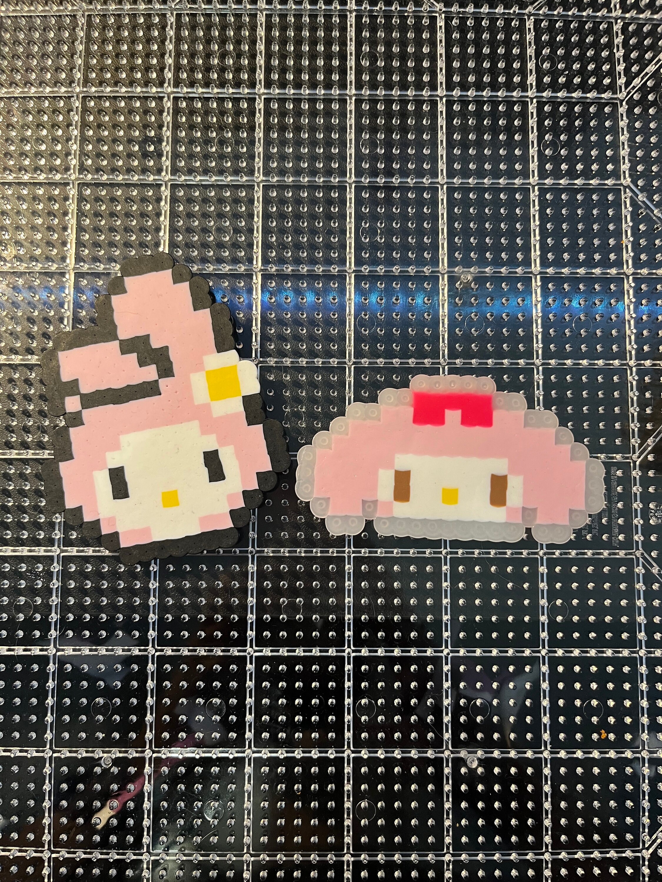 My Melody Sanrio Perler Bead Art Piece - Etsy