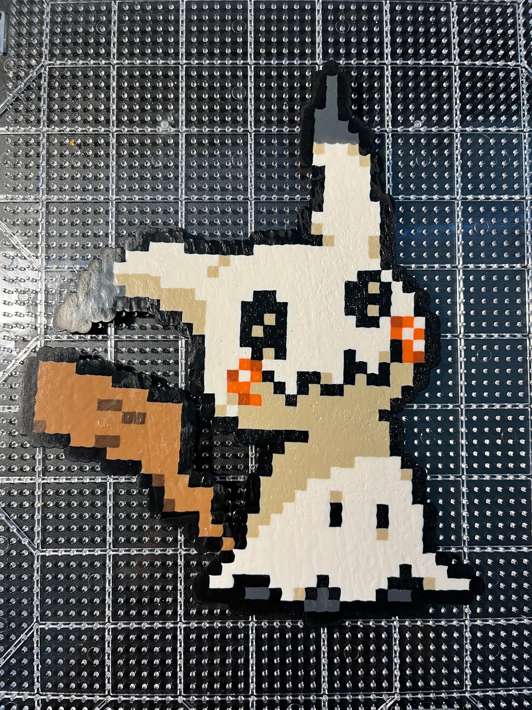 Large Perler Bead Mimikyu Pokemon Art - Etsy Large Perler Bead Mimikyu Pokemon Art - Etsy