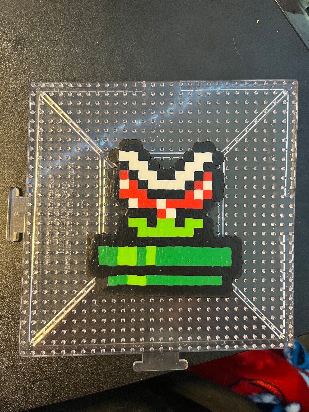 Mario Piranha Plant Perler Bead Melt Art - Etsy
