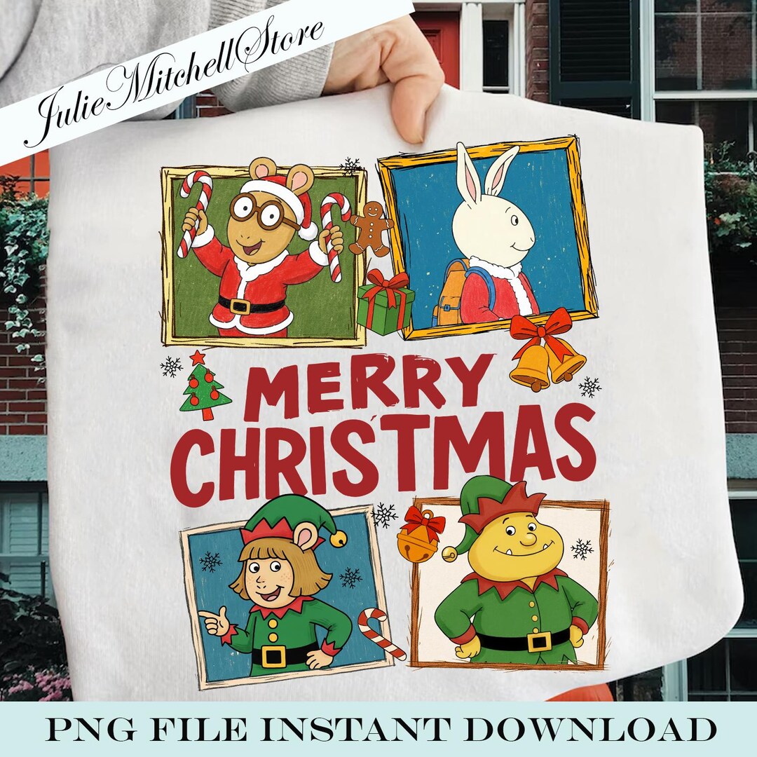 Merry Christmas Arthur Png, Cute Arthur Cartoon Holiday, Arthur Family ...