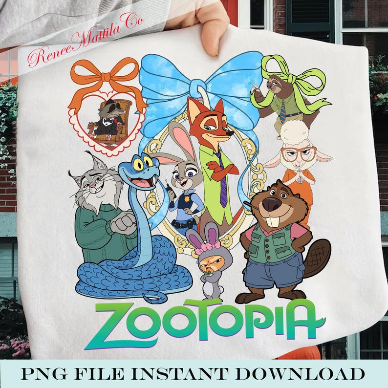 Zootopia Disney Png, Movie Bunny and Fox Clipart, Valentines Day ...