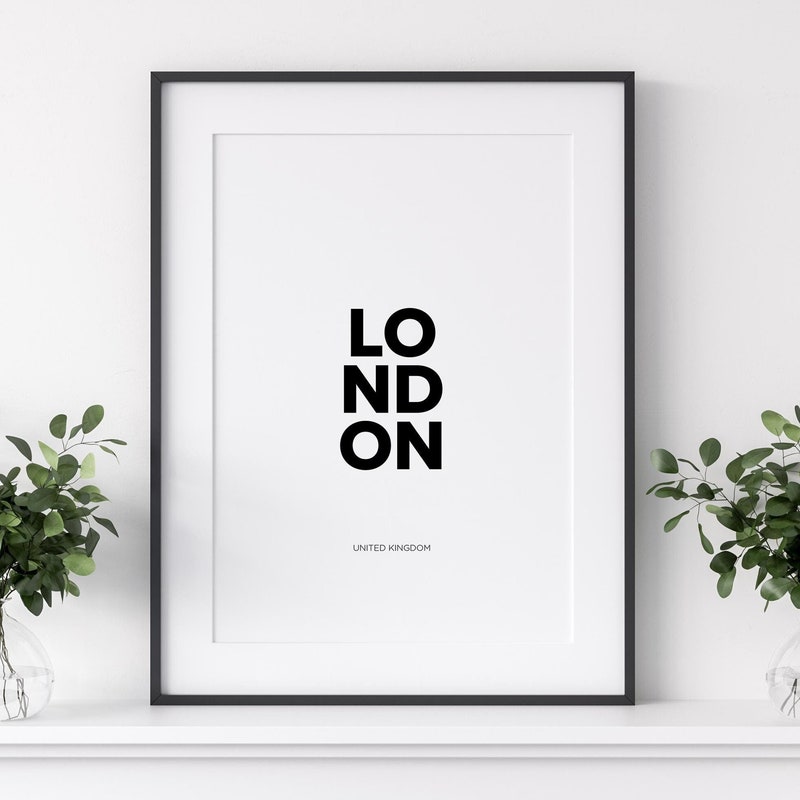 Typographic Print - Etsy
