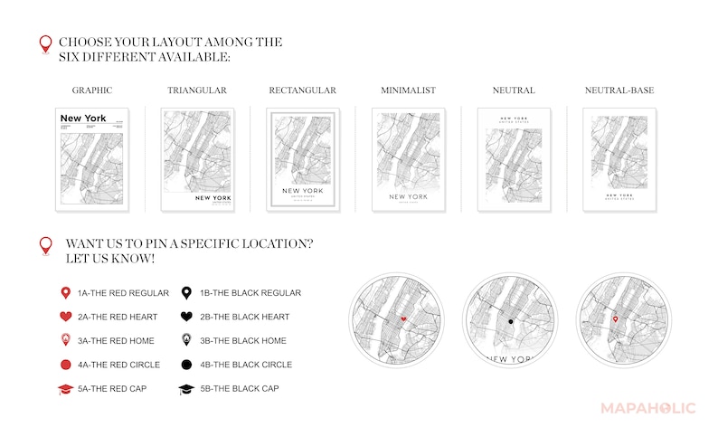 Custom Map of Your City, Any City Map, Custom Map Print, Personalized ...