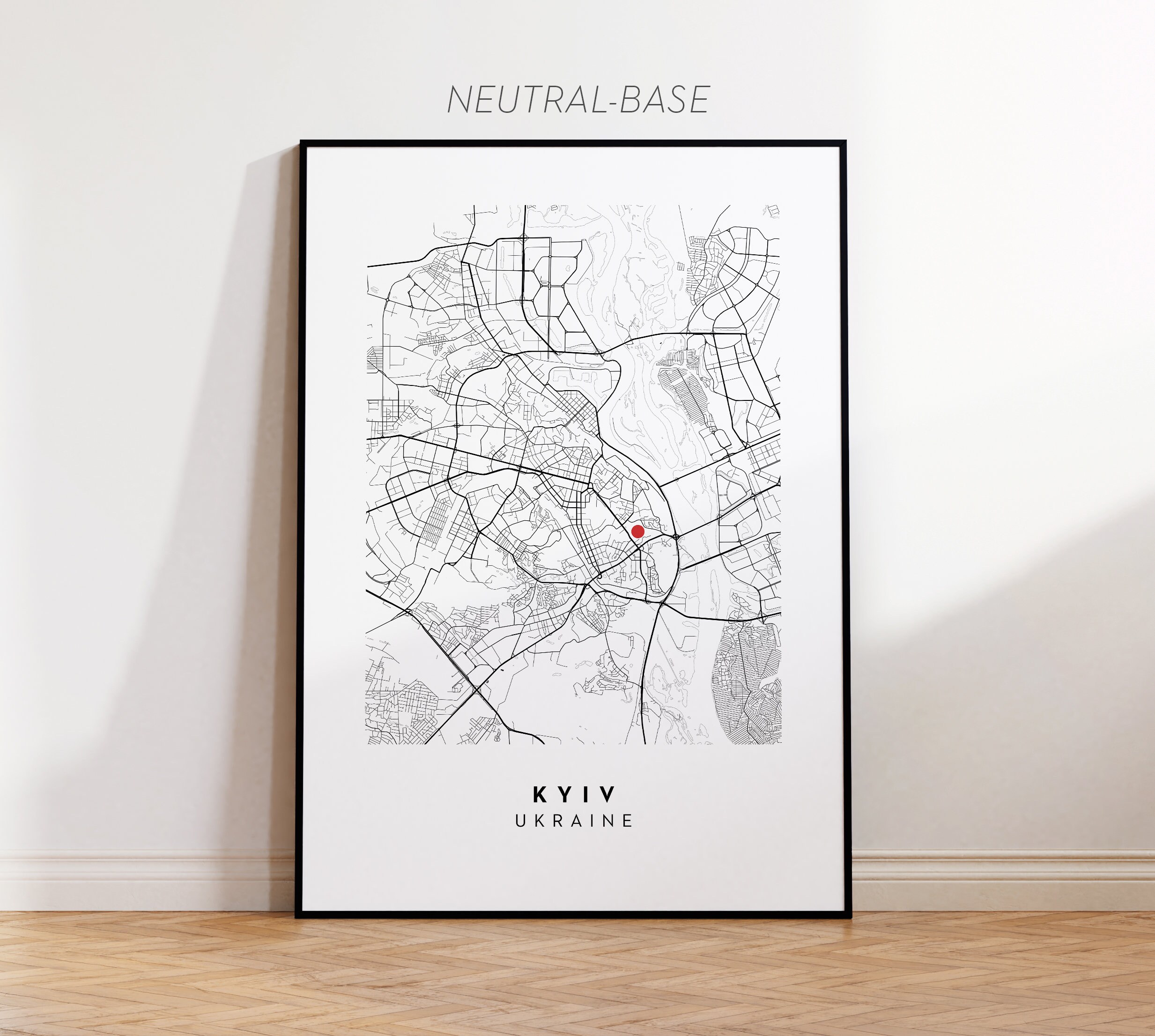 Personalized City Map, Custom Location Map, Any City Map Print, Modern ...
