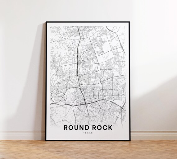Printable Map Of Round Rock Texas