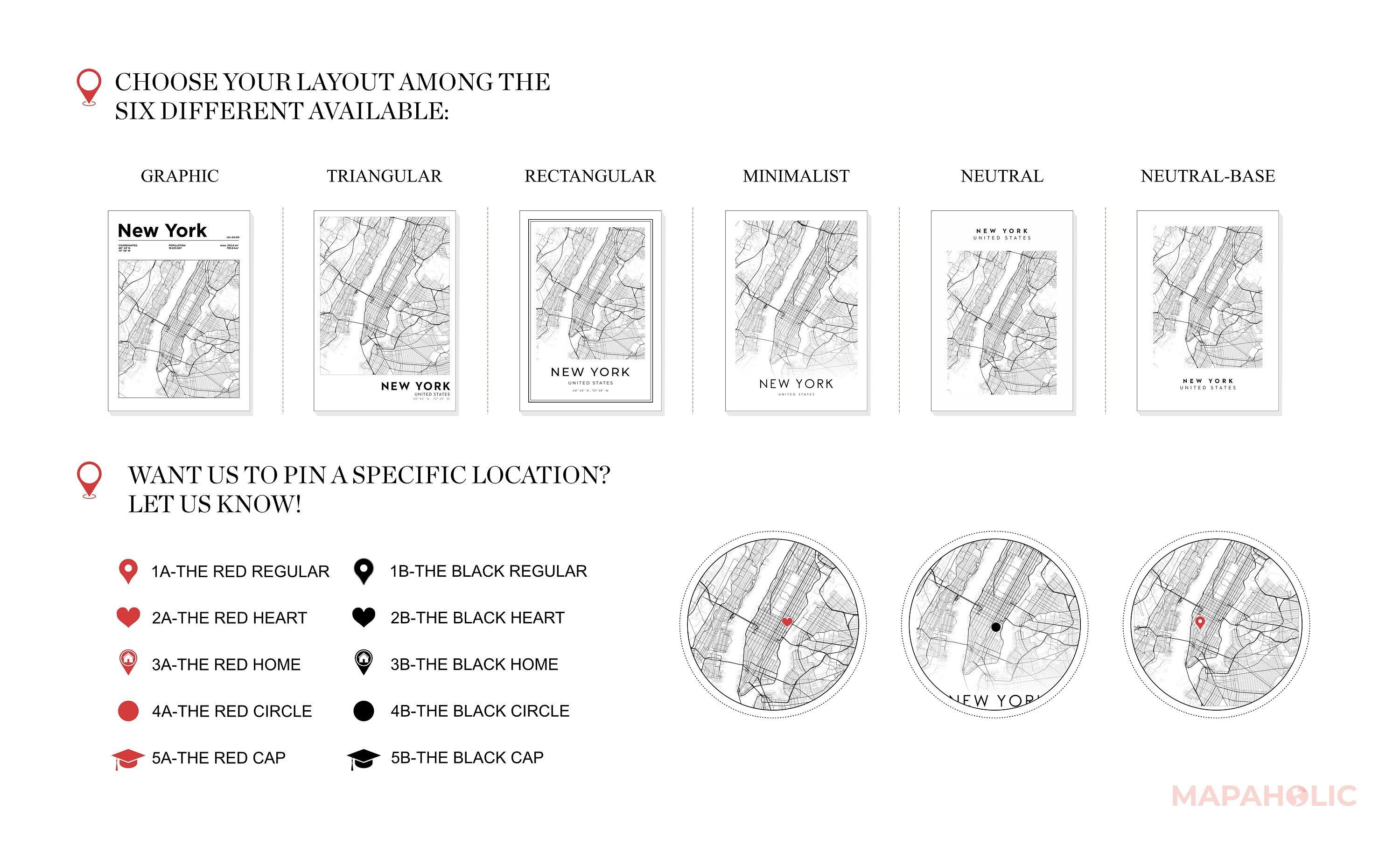 Personalized City Map, Custom Location Map, Any City Map Print, Modern ...
