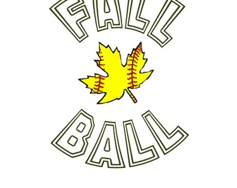 FALL BALL Y'all, Sublimation, PNG, Digital Download, Instant, Softball ...