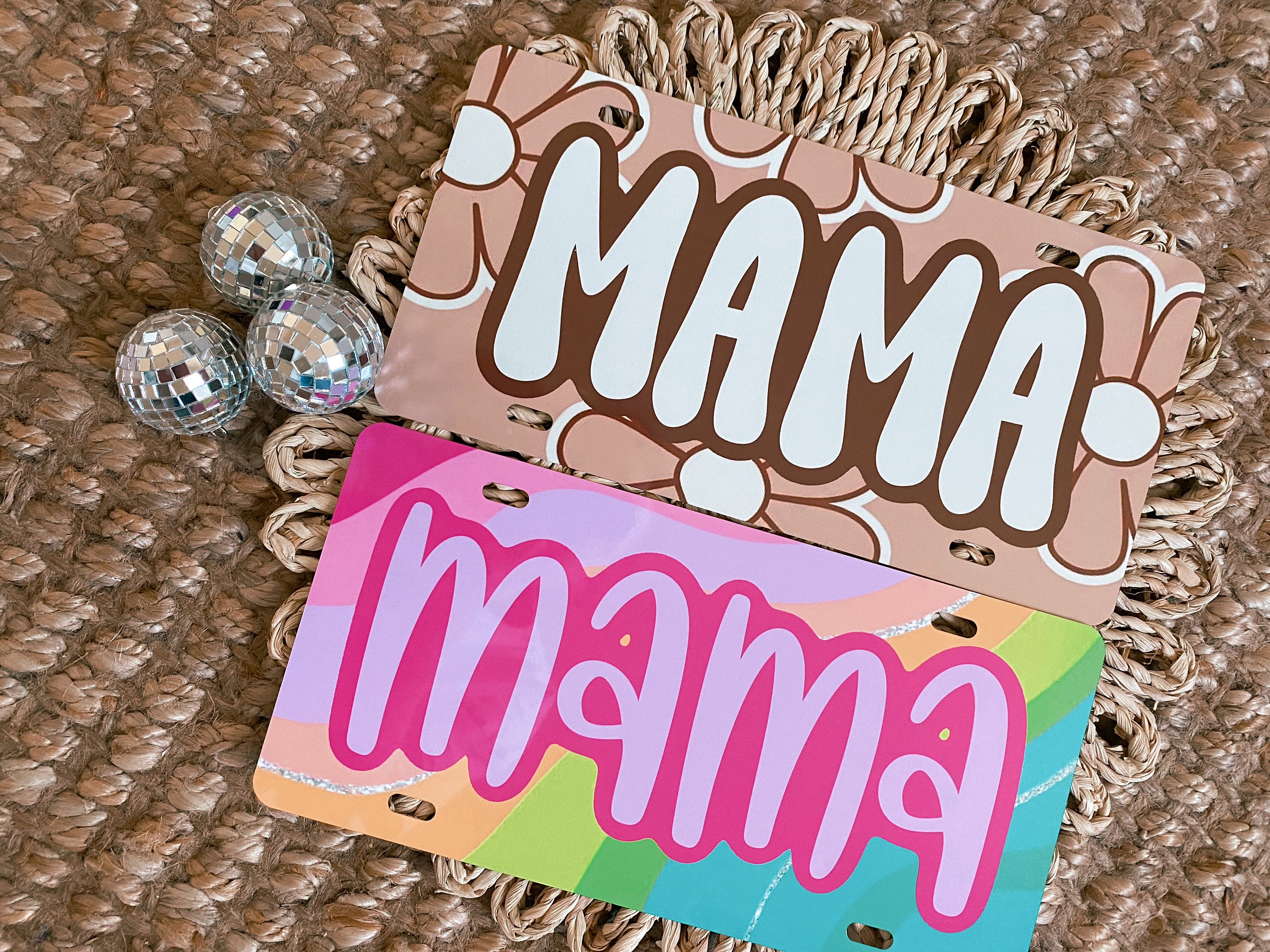 License Plate Template PNG // Mama License Plate PNG // Trendy License ...