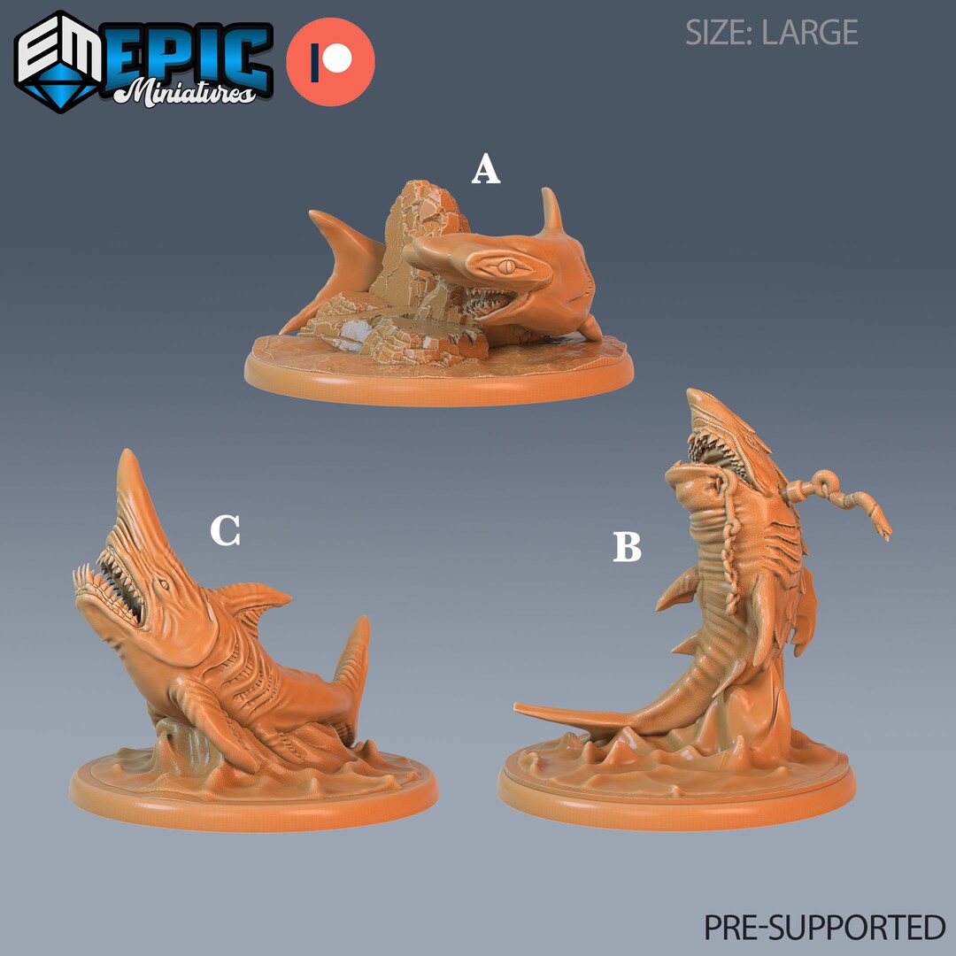 Sharks Epic Miniatures Free D&D 5e Adventure - Etsy