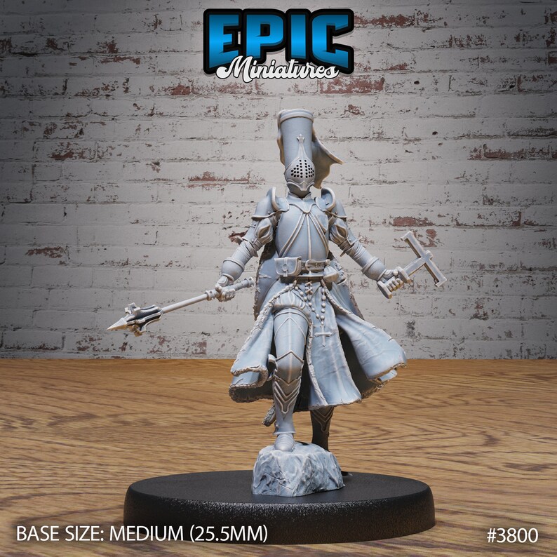 Cleric Female Cleric Human Cleric Epic Miniatures Dnd Miniatures ...