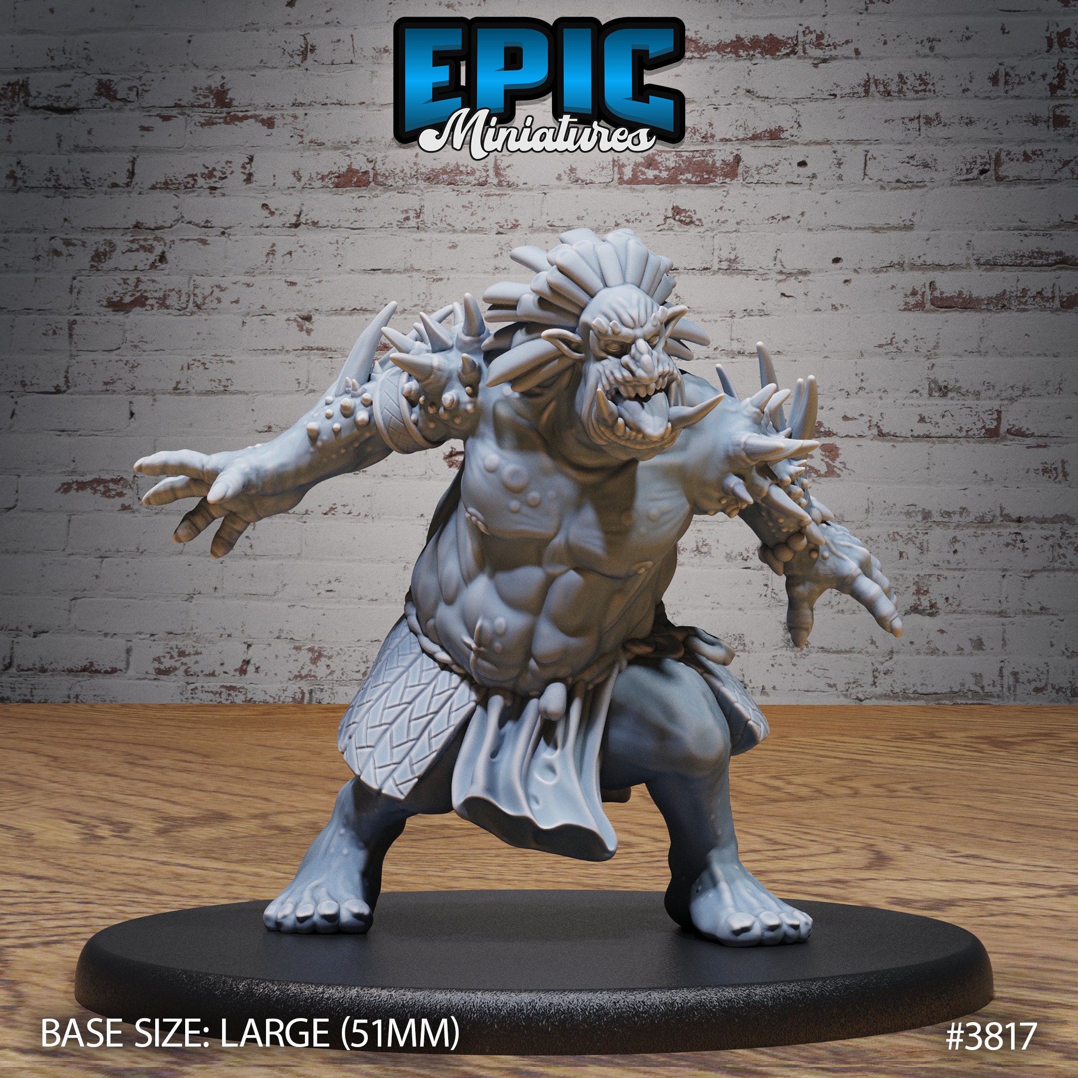 8K Resin Troll Jungle Troll Epic Miniatures Dnd Miniatures Characters ...