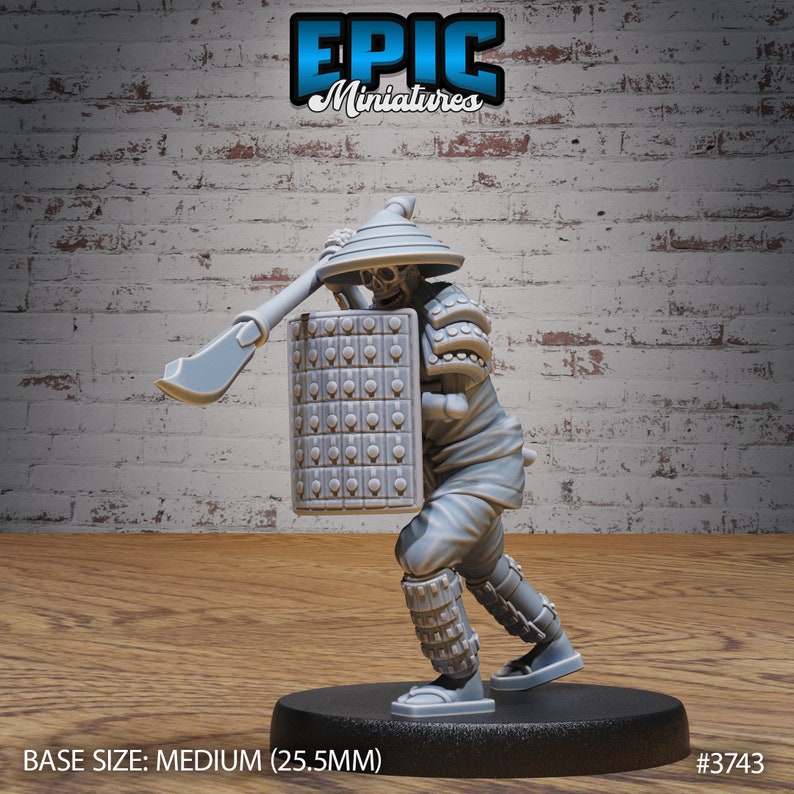 Skeleton Army Epic Miniatures Dnd Miniatures Characters TTRPG Role ...