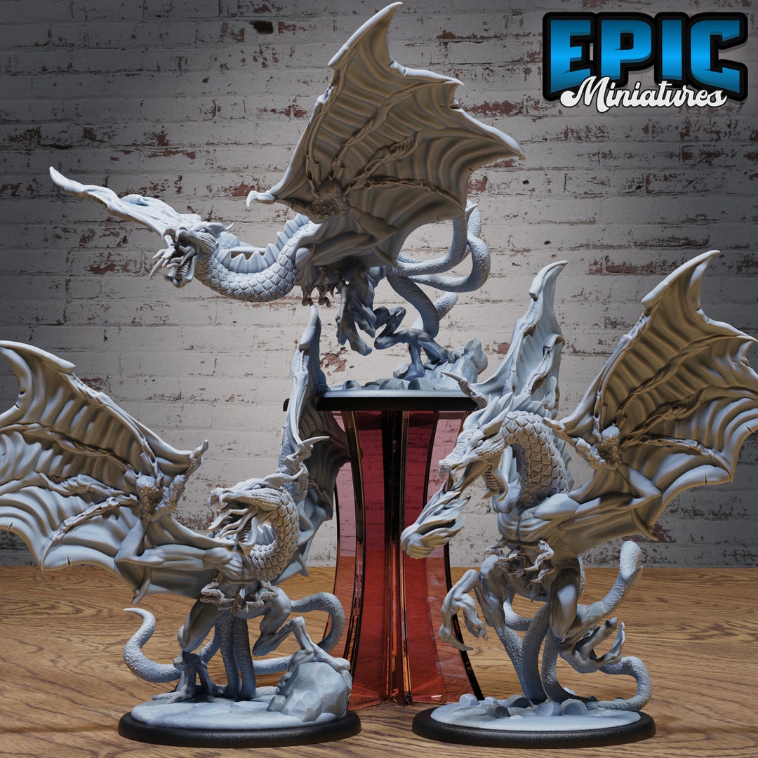 Wyvern Eldritch Dragon Epic Miniatures Dnd 5E - Etsy
