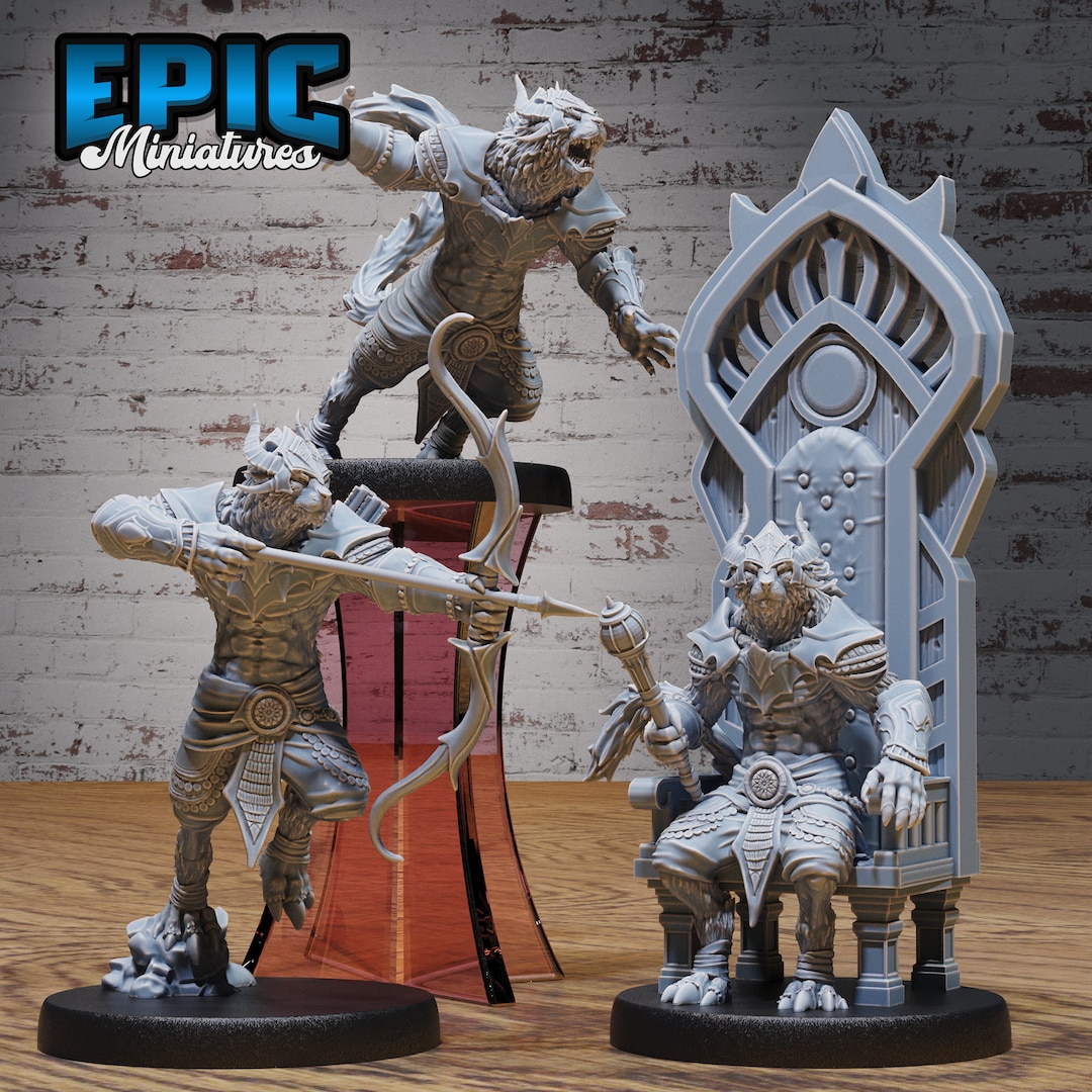 Rakshasa Epic Miniatures Dnd Miniatures Characters TTRPG Role Playing ...