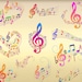 20 Golden Music Overlays Music Note Clip Art Golden Musical Notes ...