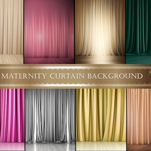 Maternity Curtain Background Background for Studio Maternity Portrait ...