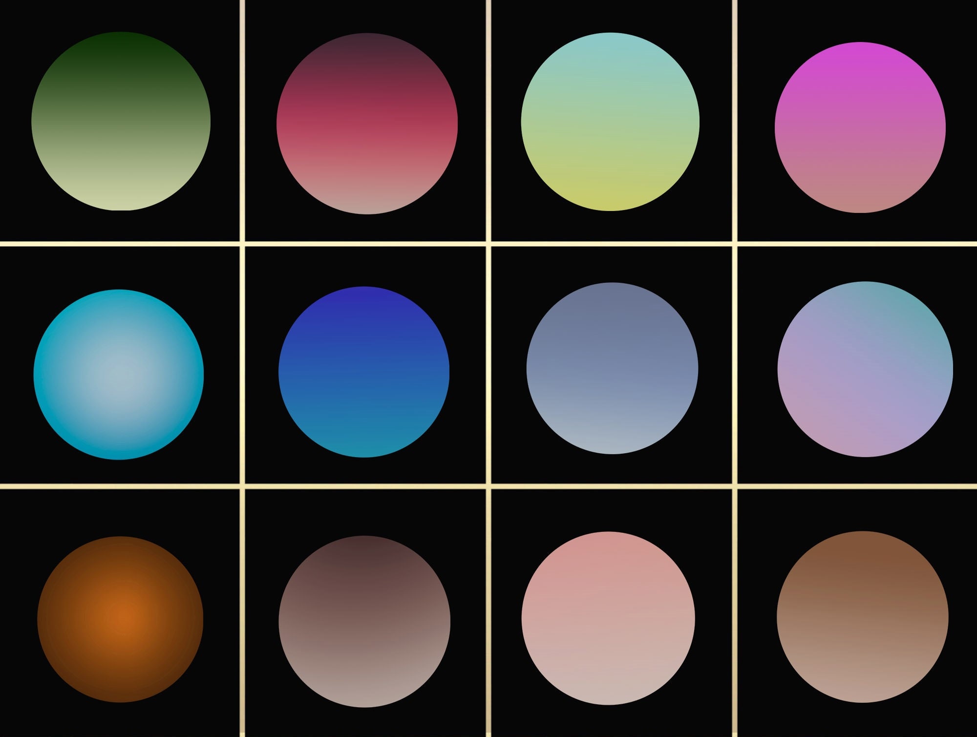 Circle Gradient Overlays Circles of Light Maternity Overlay Shadow ...