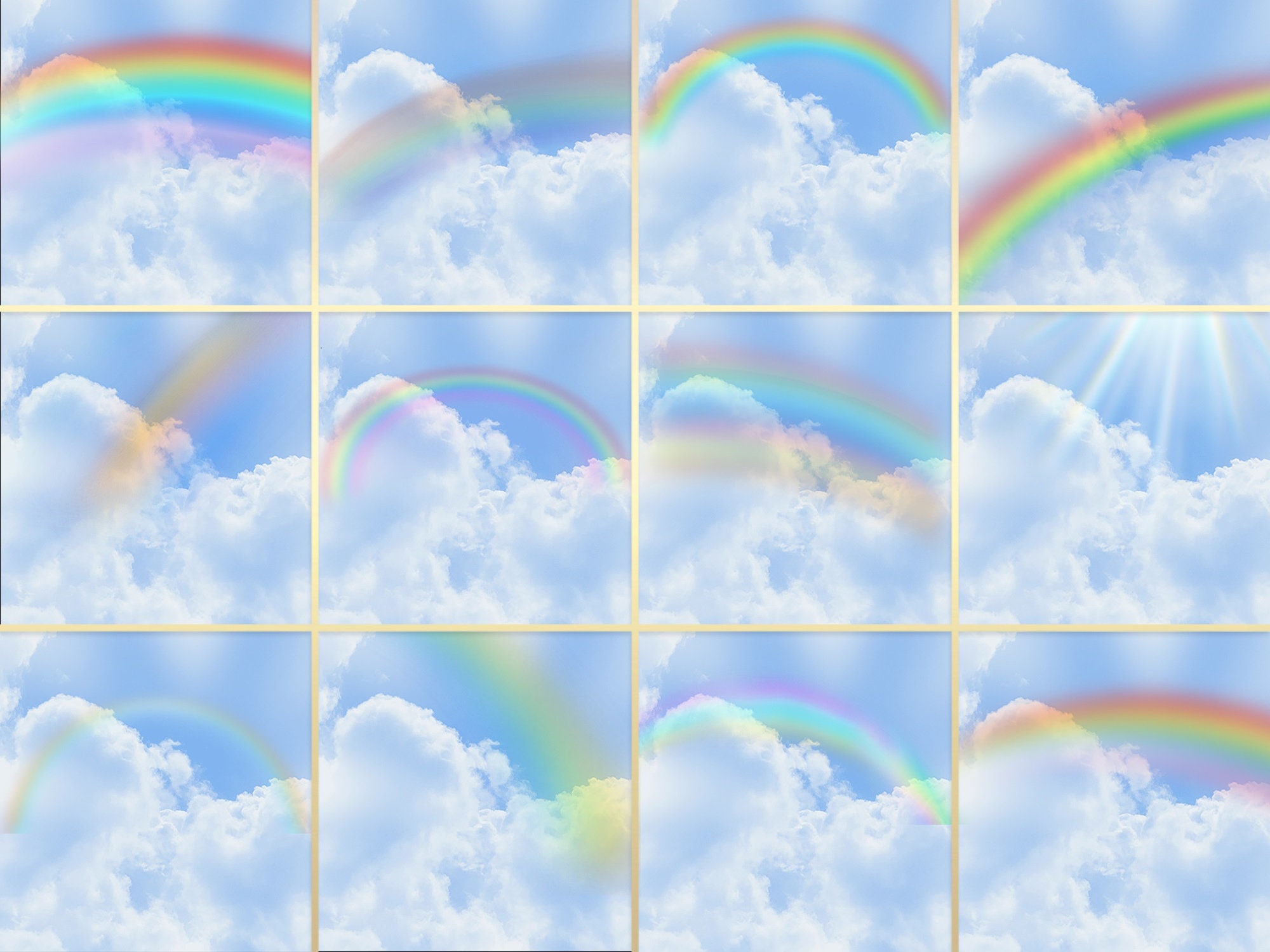 Realistic Rainbow Overlay - Rainbow Photo Overlay - Photography ...