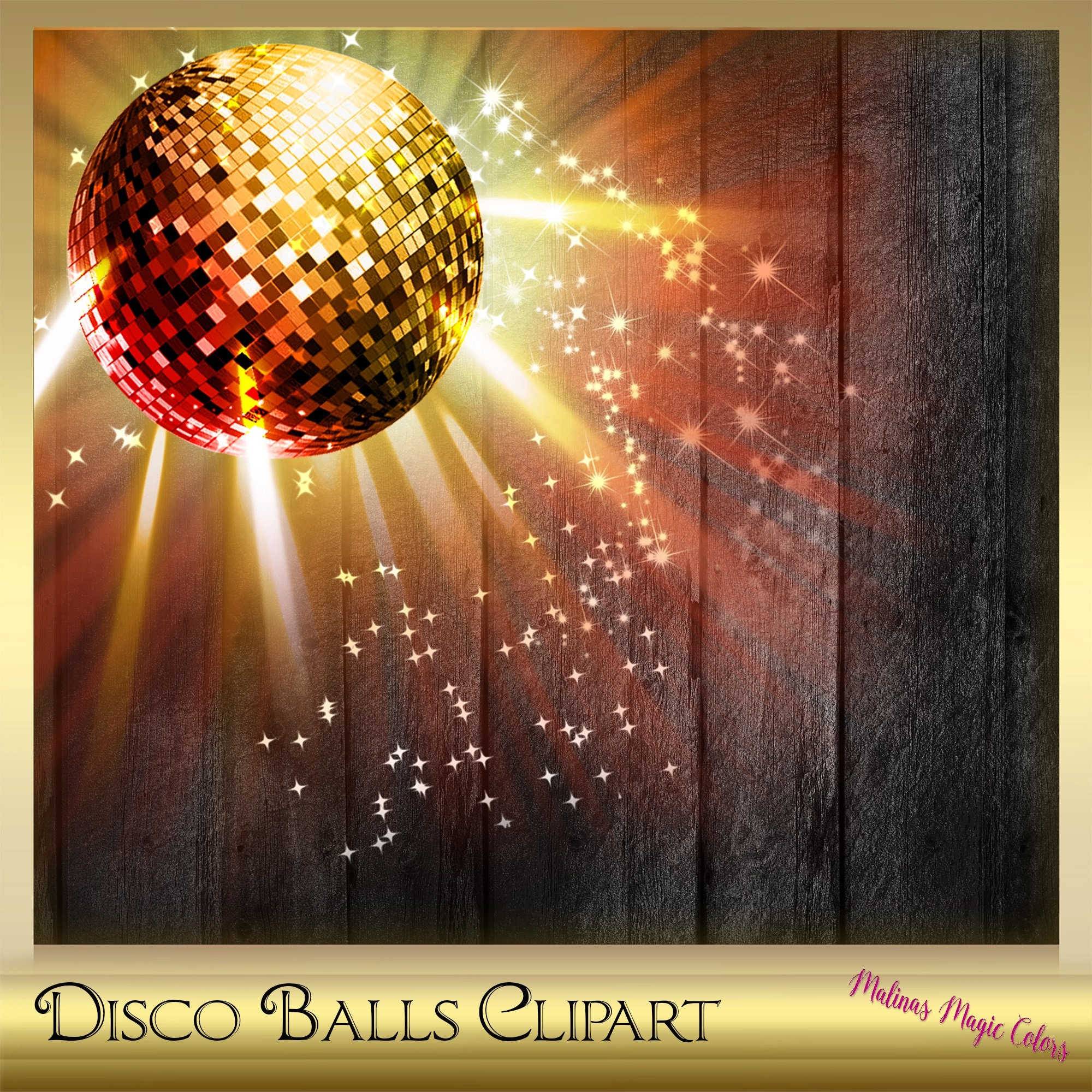 10 Disco Balls Clipart - Glitter Balls - Party Clipart - Discoball Png ...