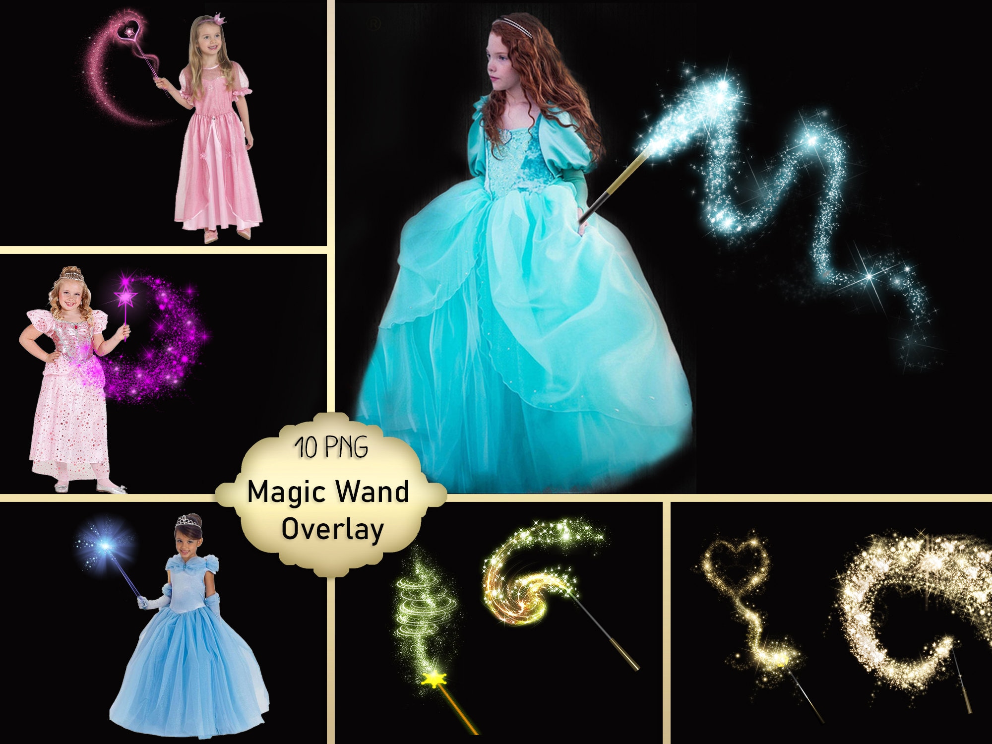 Magic Wand Overlay Magical Overlays Magic Shine Overlays Magical Glow ...