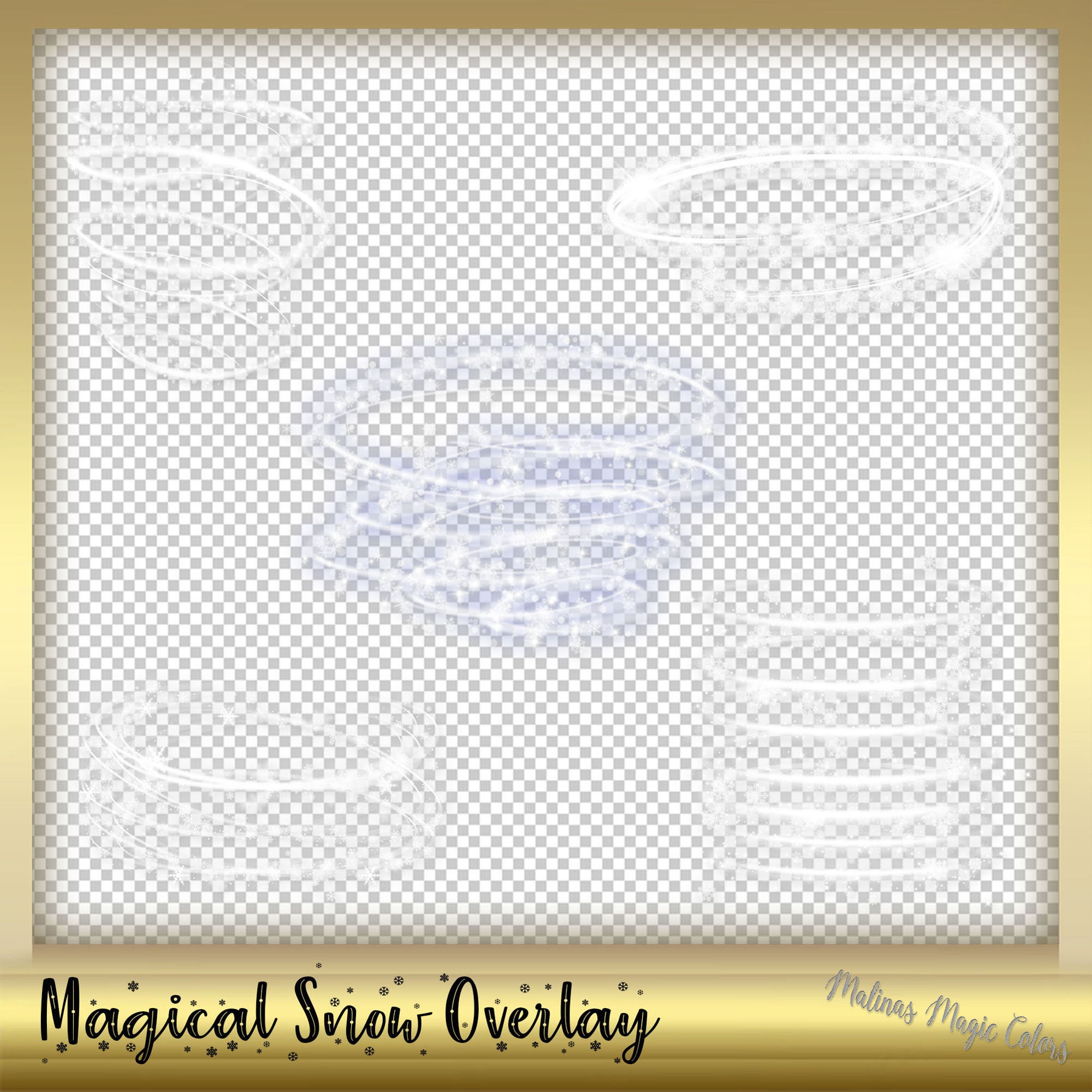 10 Magical Christmas Light Overlays Magical Snow Overlay Magic Snow ...