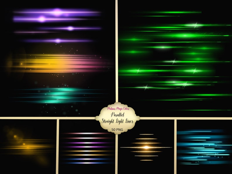 Parallel Straight Light Lines - Light Line Overlay - Linear Light ...