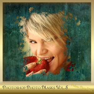 15 Photoshop Masks Vol. 5 Photoshop Clipping Masks Grunge Png Masks ...