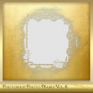 12 Photoshop Masks Vol. 6 - Photoshop Clipping Masks - Grunge Png Masks ...