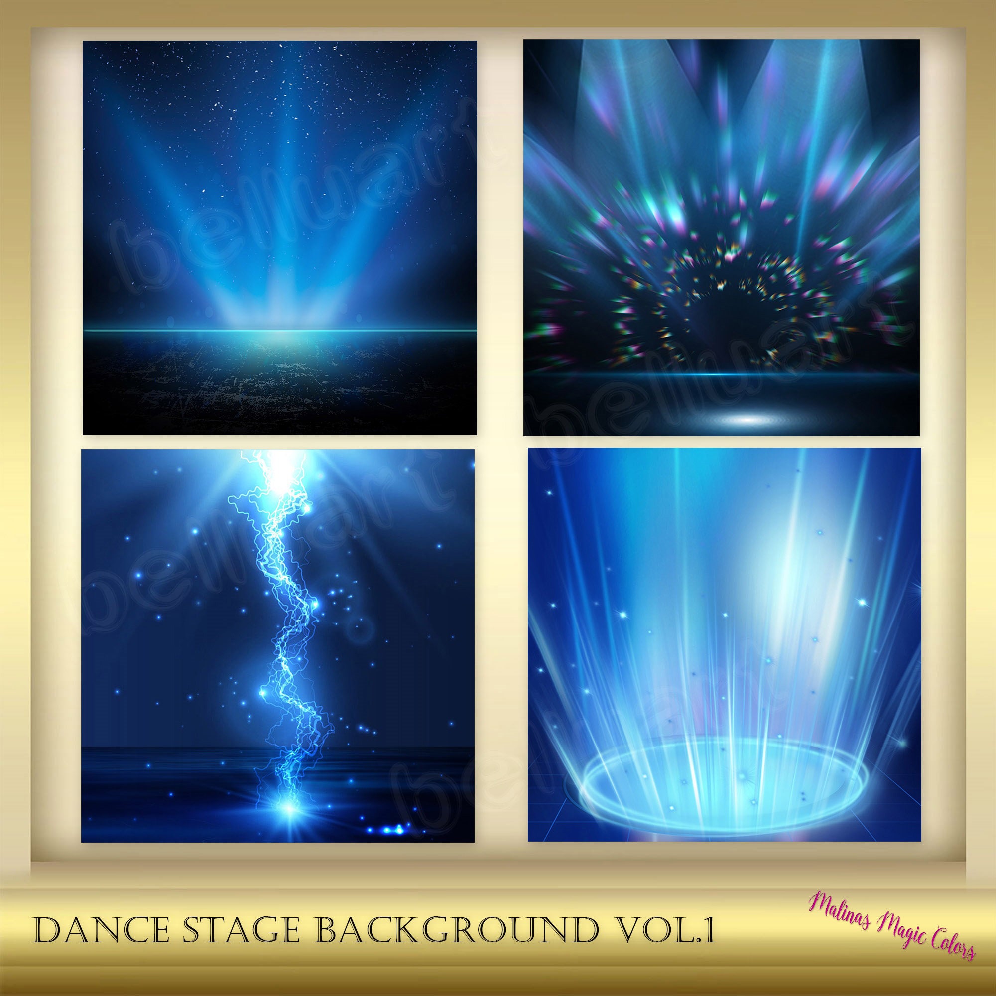 Dance Stage Background Vol. 1 Dance Floor Background Disco Digital ...