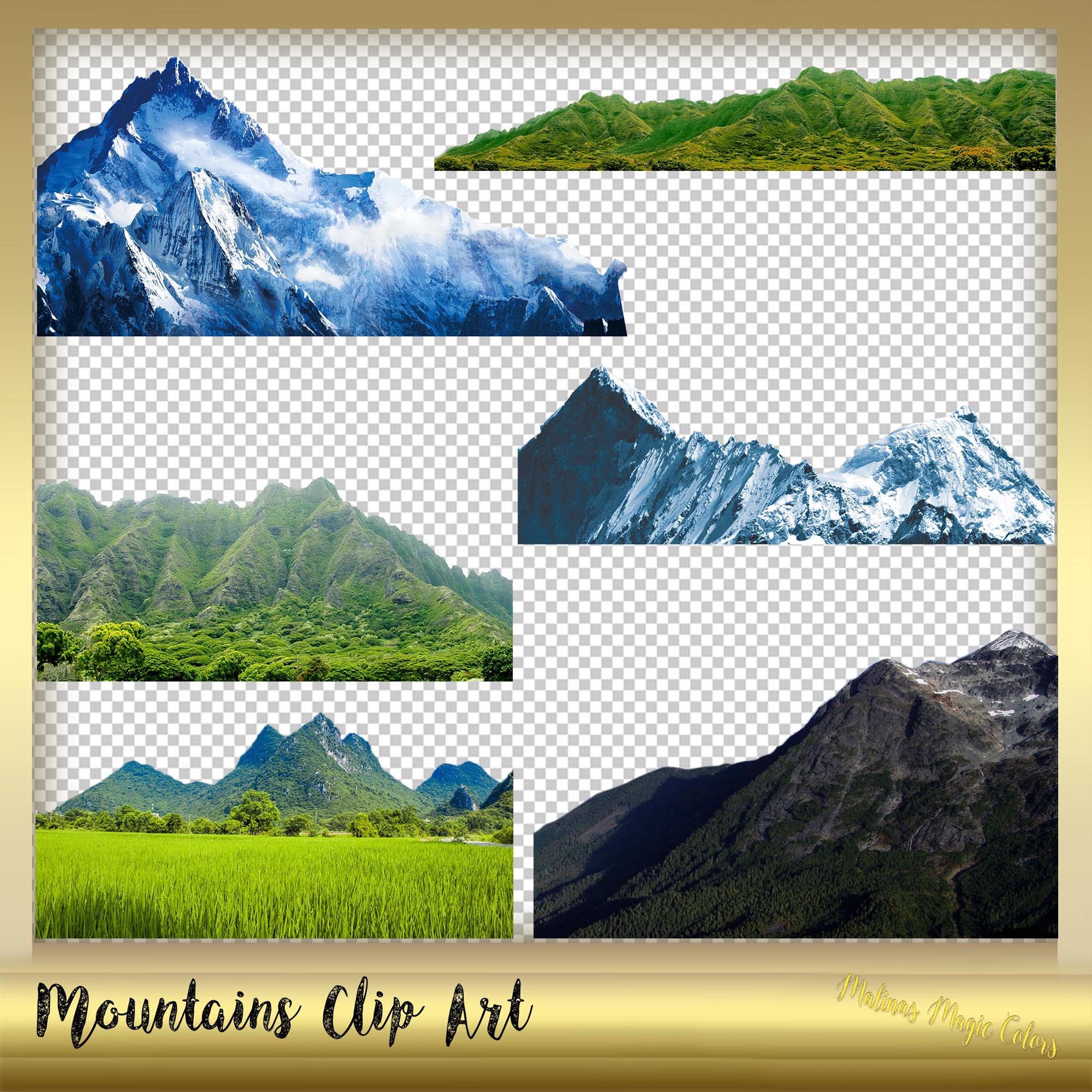 15 Mountains Clip Art Mountain Clip Art Mountains Overlay Real Mountain ...