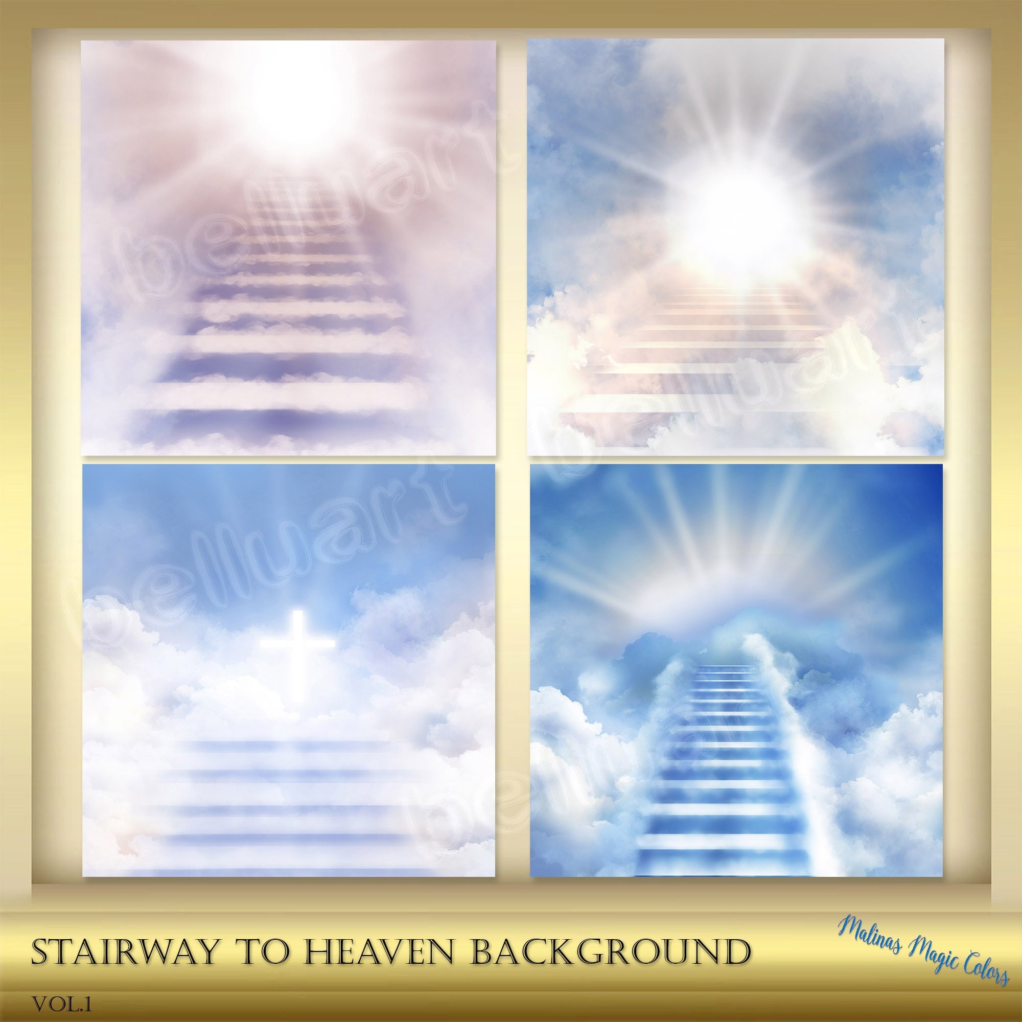 Stairway to Heaven Background Sky Overlays Road to Heven Cloud Overlay ...