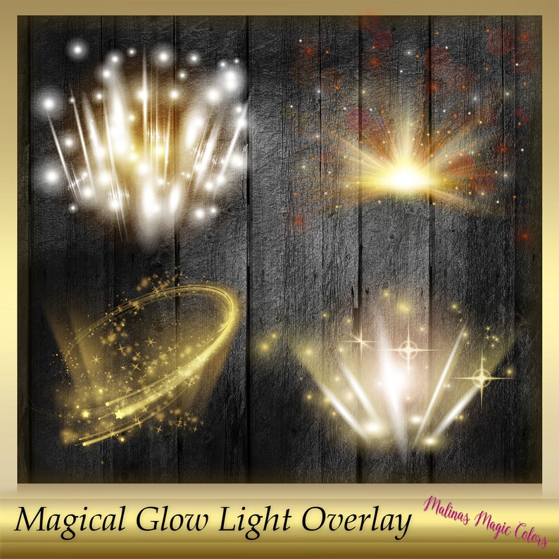 25 Magical Glow Light Overlays - Magic Shine Book Overlays - Magical ...