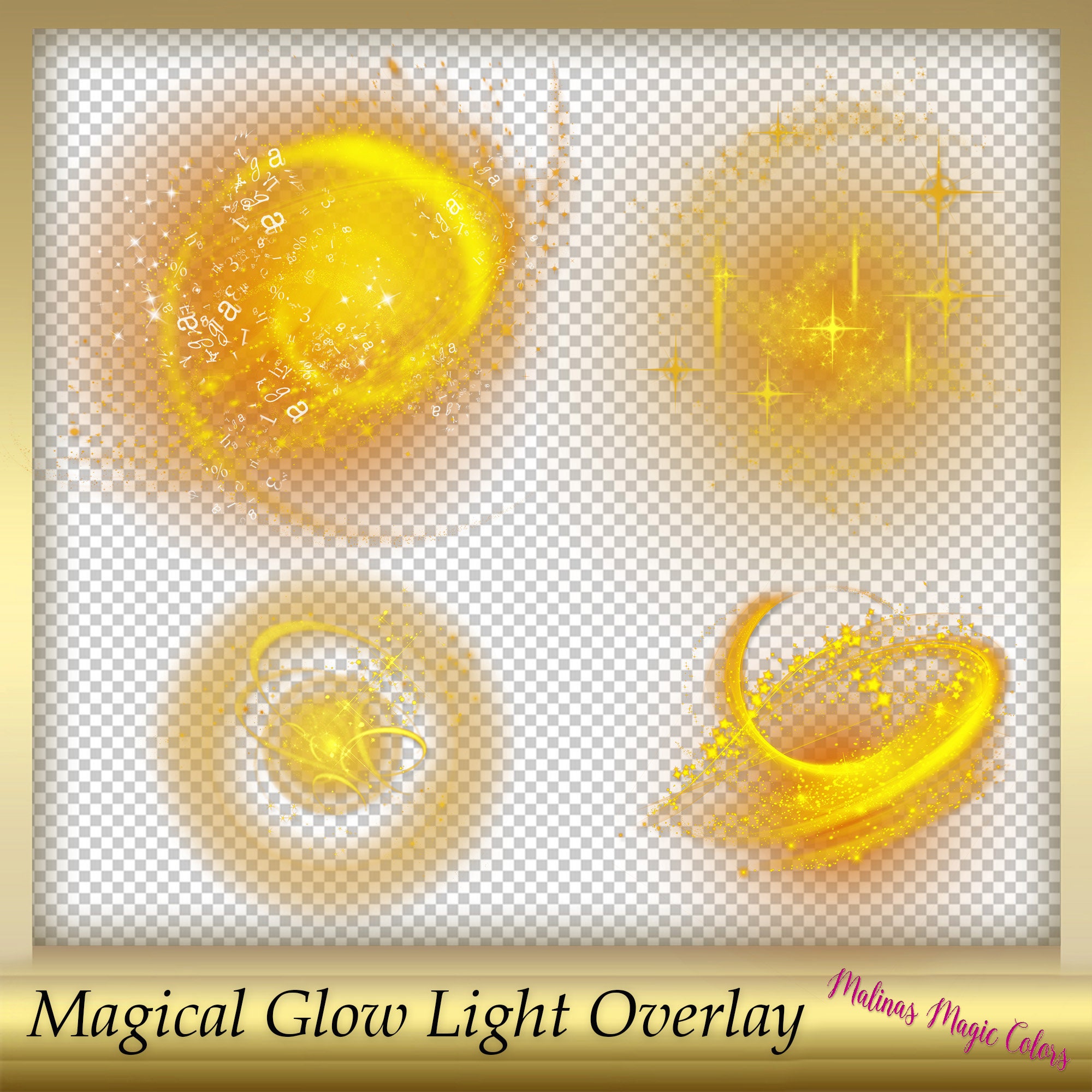25 Magical Glow Light Overlays - Magic Shine Book Overlays - Magical ...