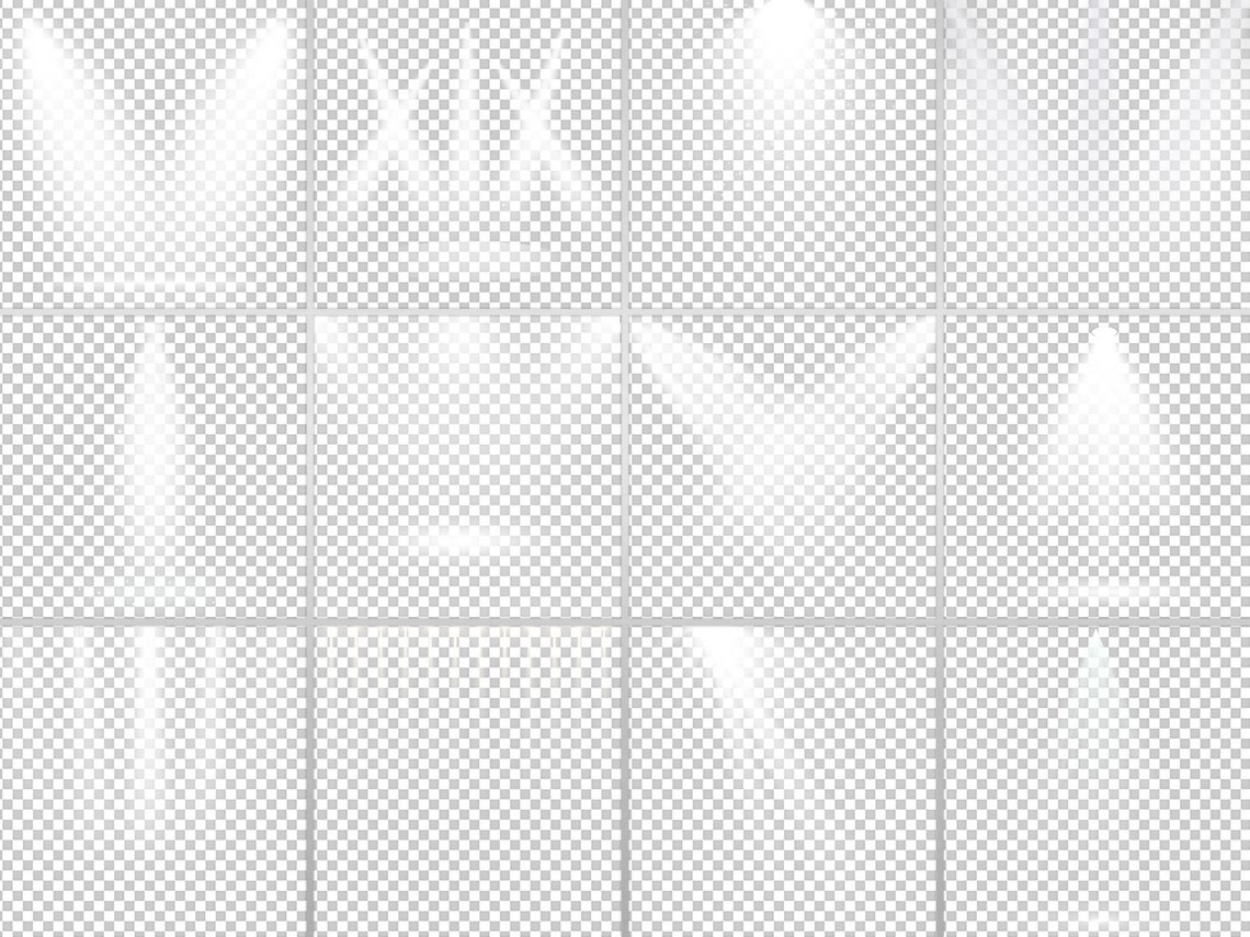 35 Stage Lighting Overlays Vol. 3 Spotlight Overlays Light Effect ...