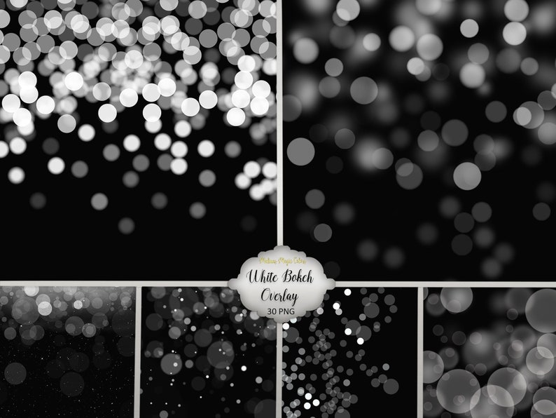 White Bokeh Overlays - Bokeh Light - Glowing Bokeh Overlay ...