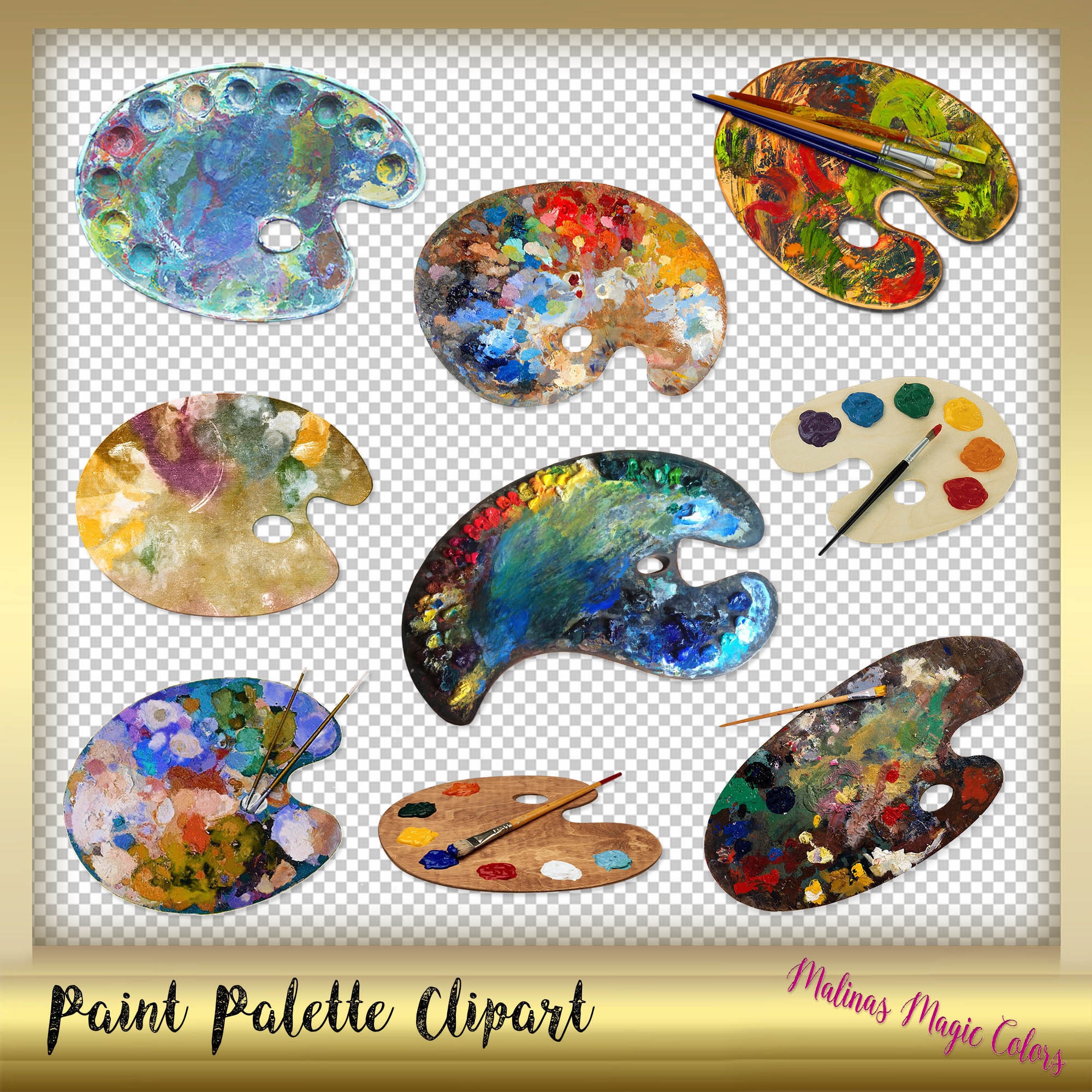 Paint Palette Clipart Painting Cliparts Painter Clip Art Images ...