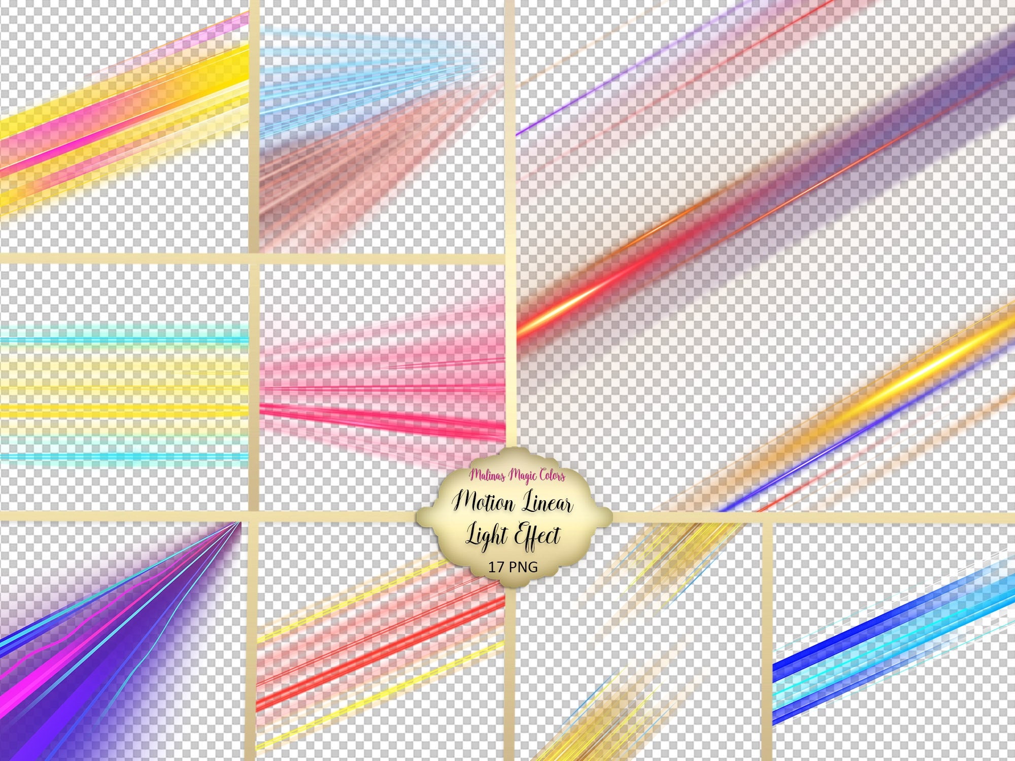 Motion Blur Linear Light Effect Parallel Straight Light Lines Light ...