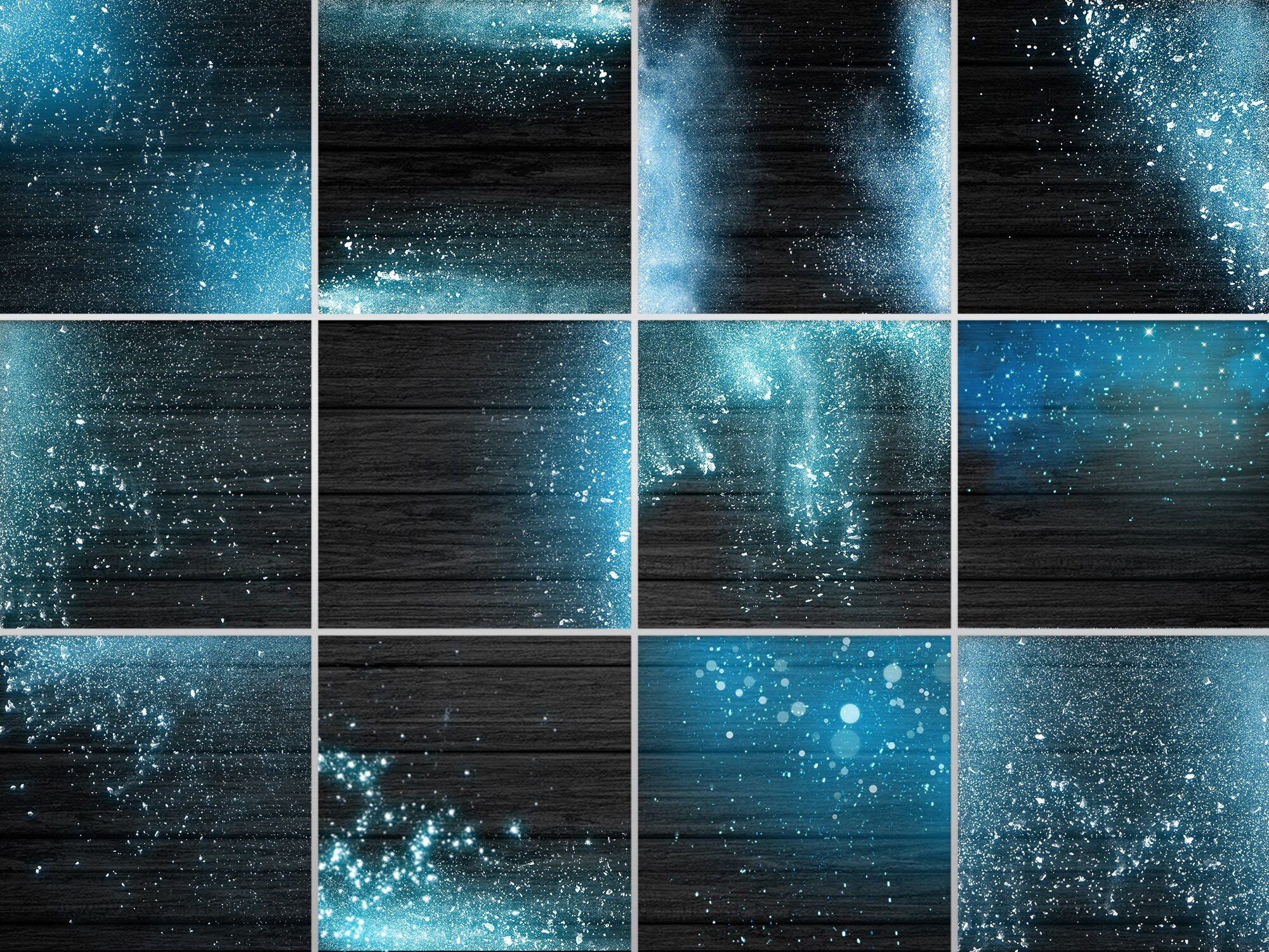 Blue Light Effect Particle Blue Light Overlay Floating Blue Particles ...