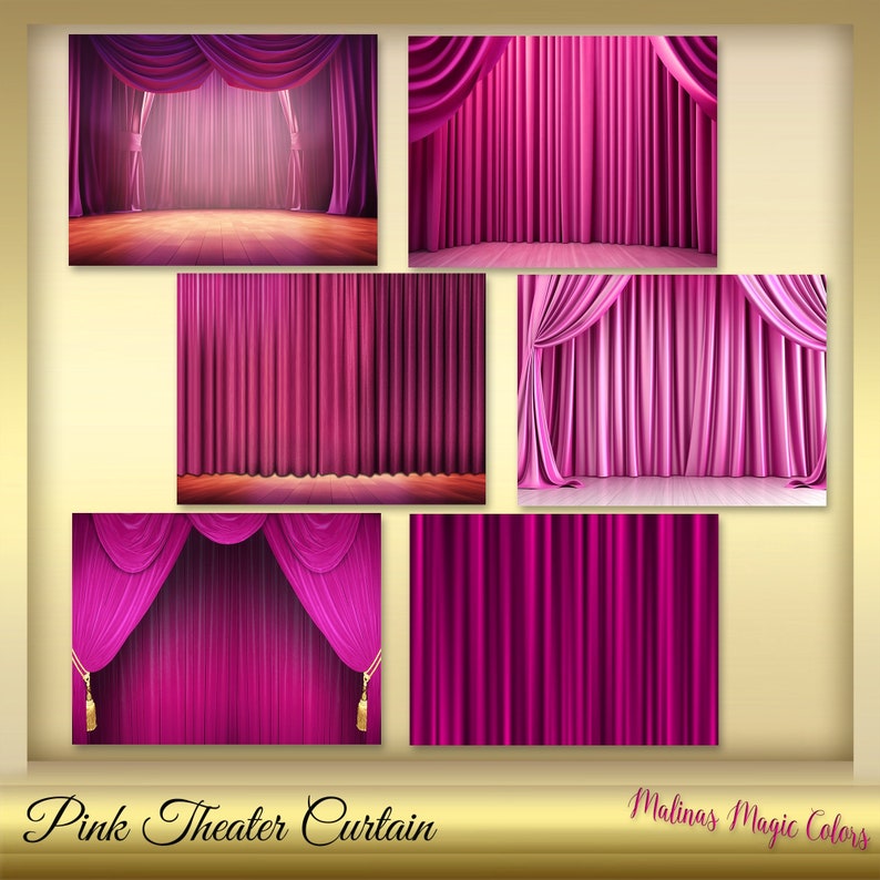 Pink Theater Curtain Background - Pink Theater Stage - Purple Theater ...