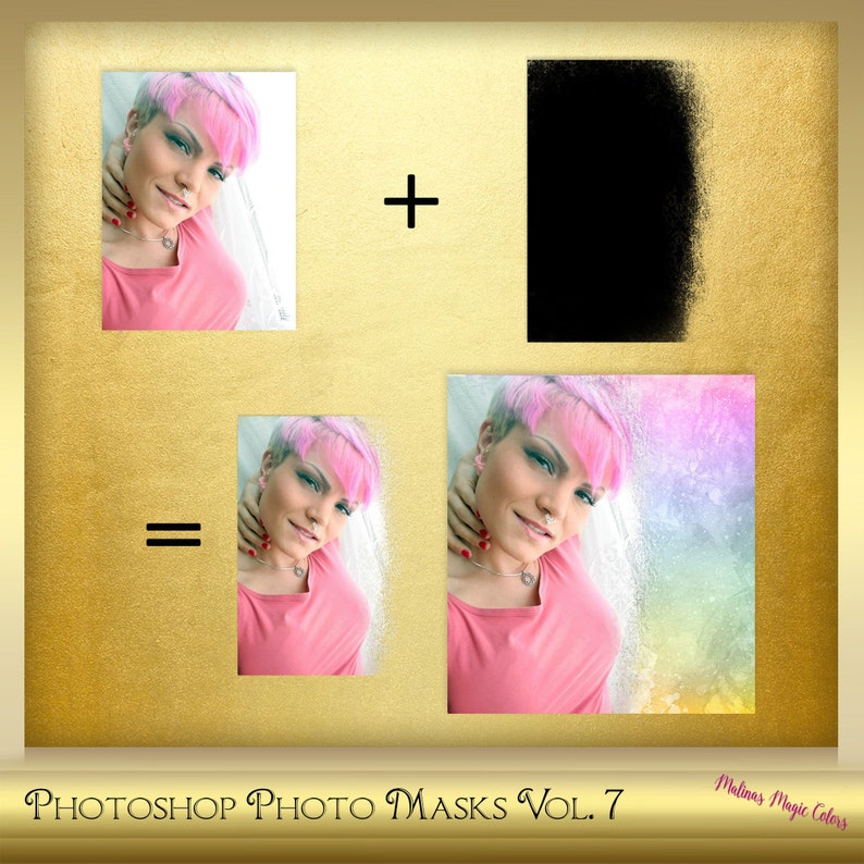 10 Photoshop Masks Vol. 7 Photoshop Clipping Masks Grunge Png Masks ...