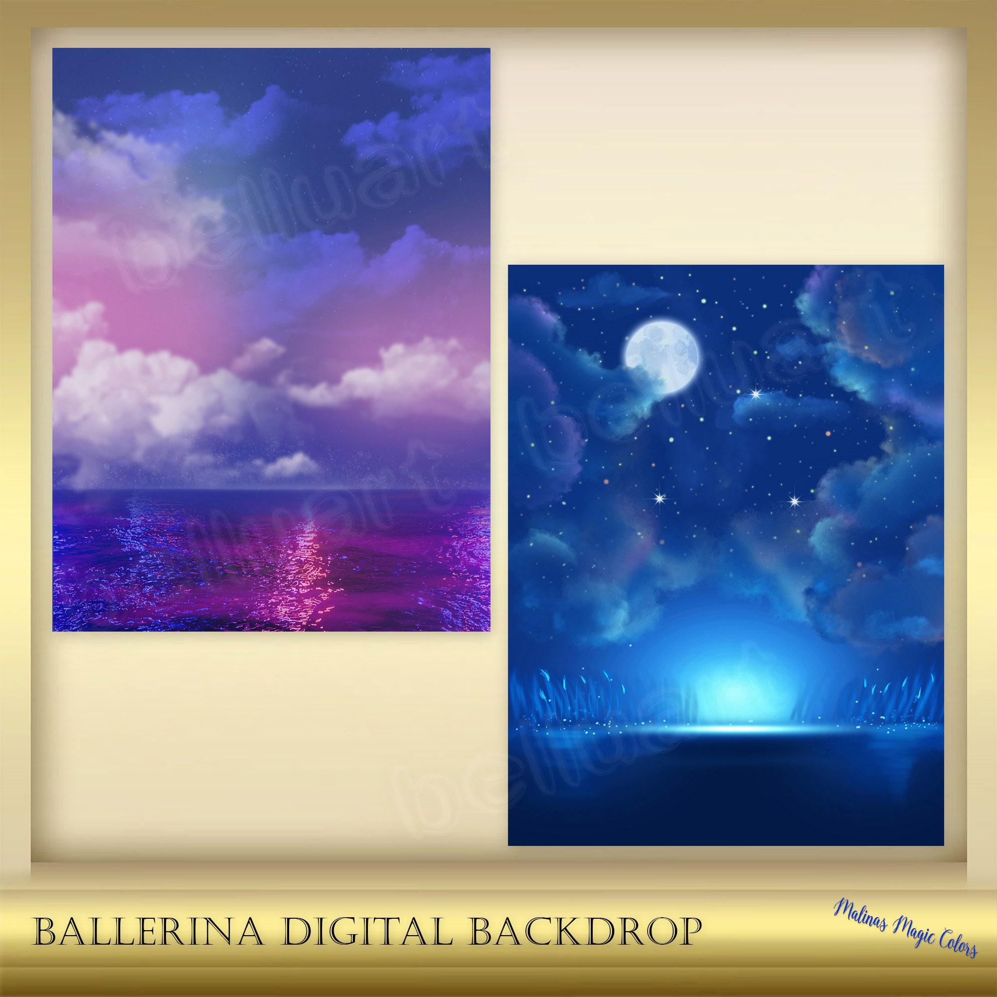 Ballerina Digital Backdrop Ballet Stage Background Ballet Background ...