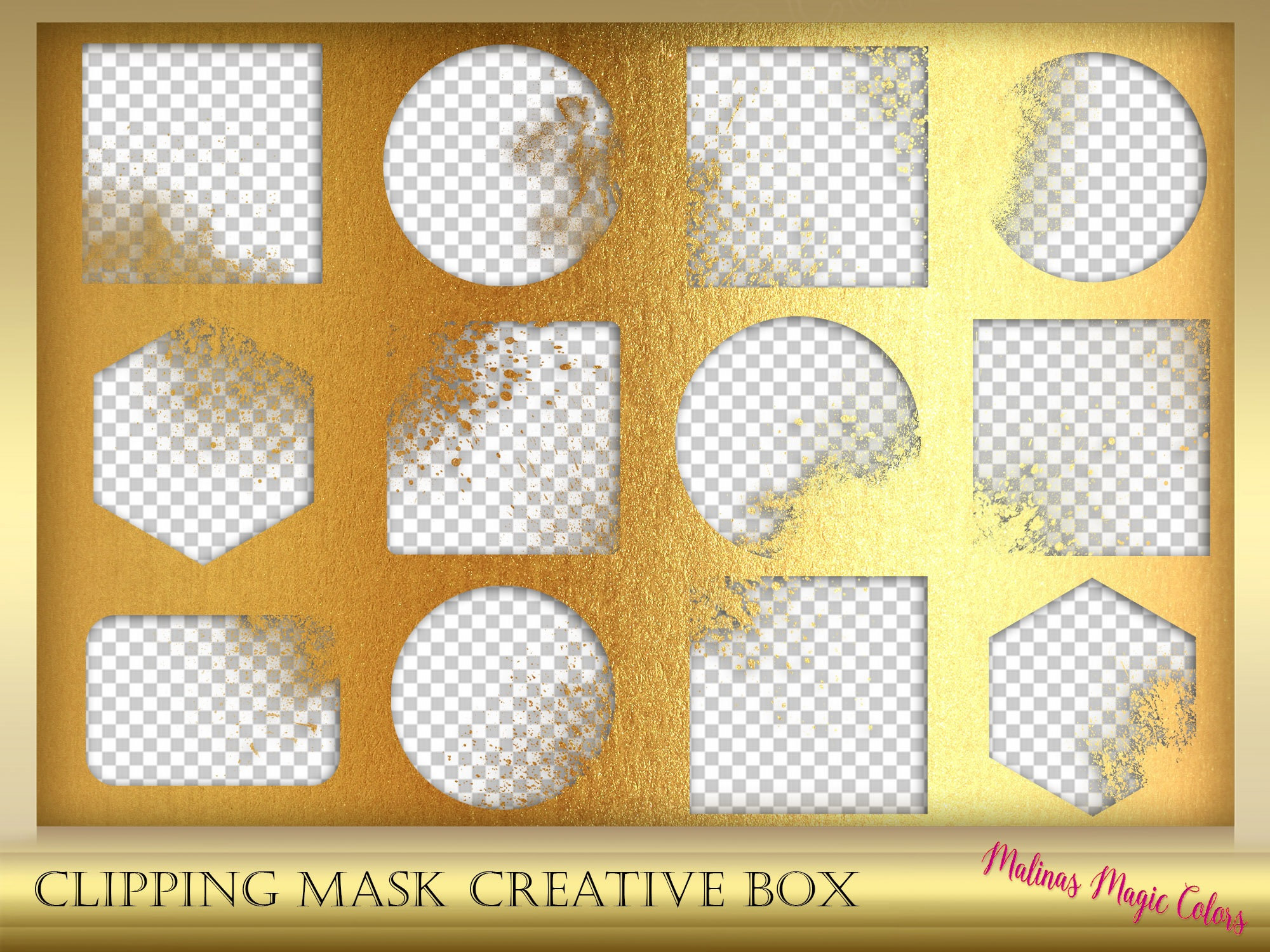 Photoshop Clipping Mask - Grunge Png Masks - Creative Shapped Clipping ...
