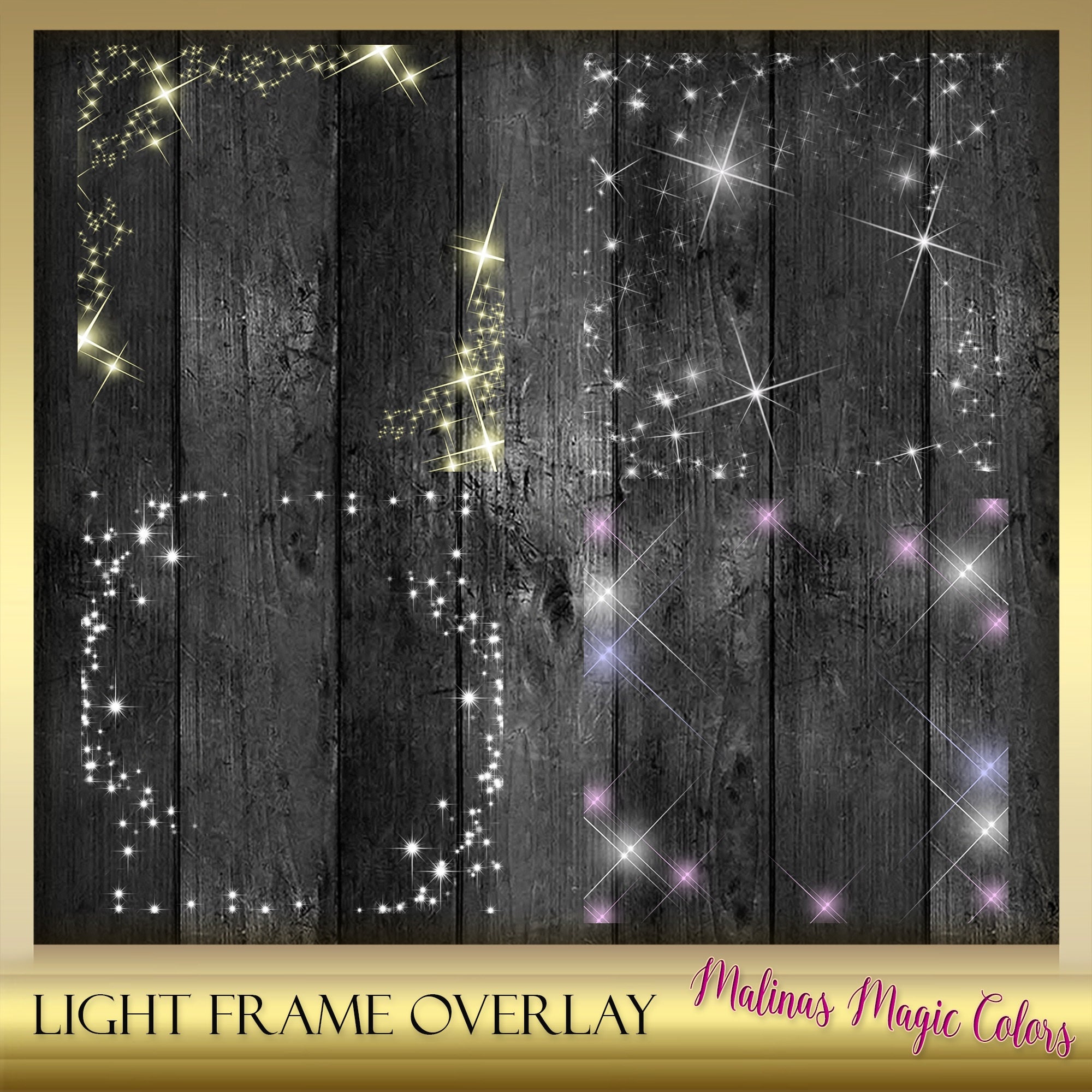 Light Frame Overlay Photoshop Digital Picture Frame Frame Digital Clip ...