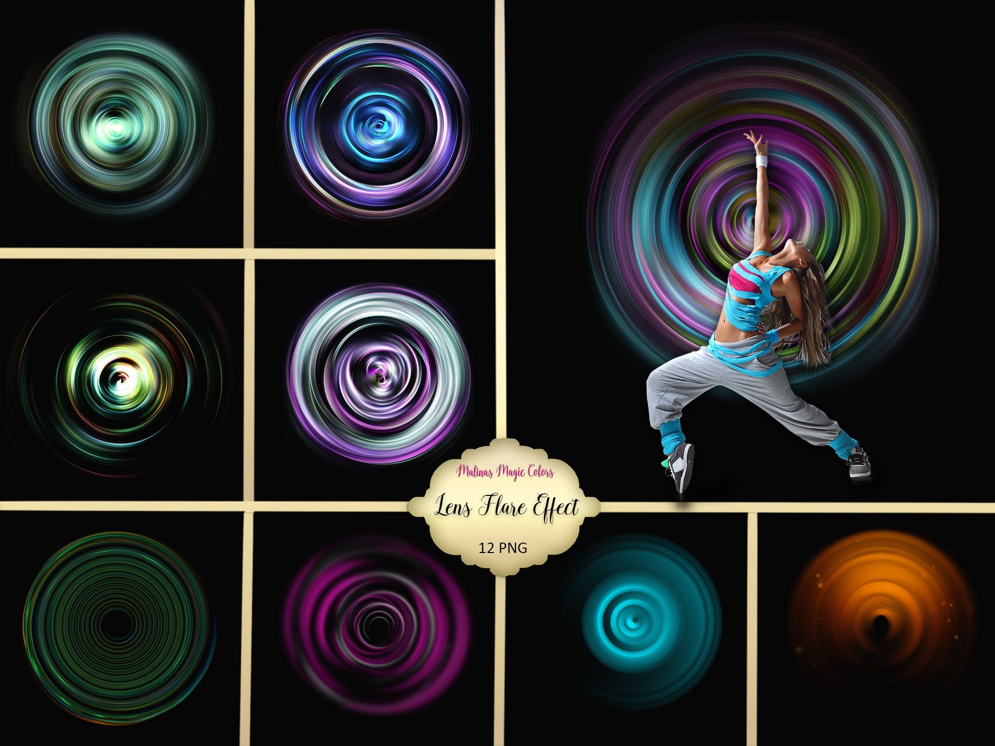 Lens Flare Effects - Light and Shadow Gradient - Lens Flare Aperture ...