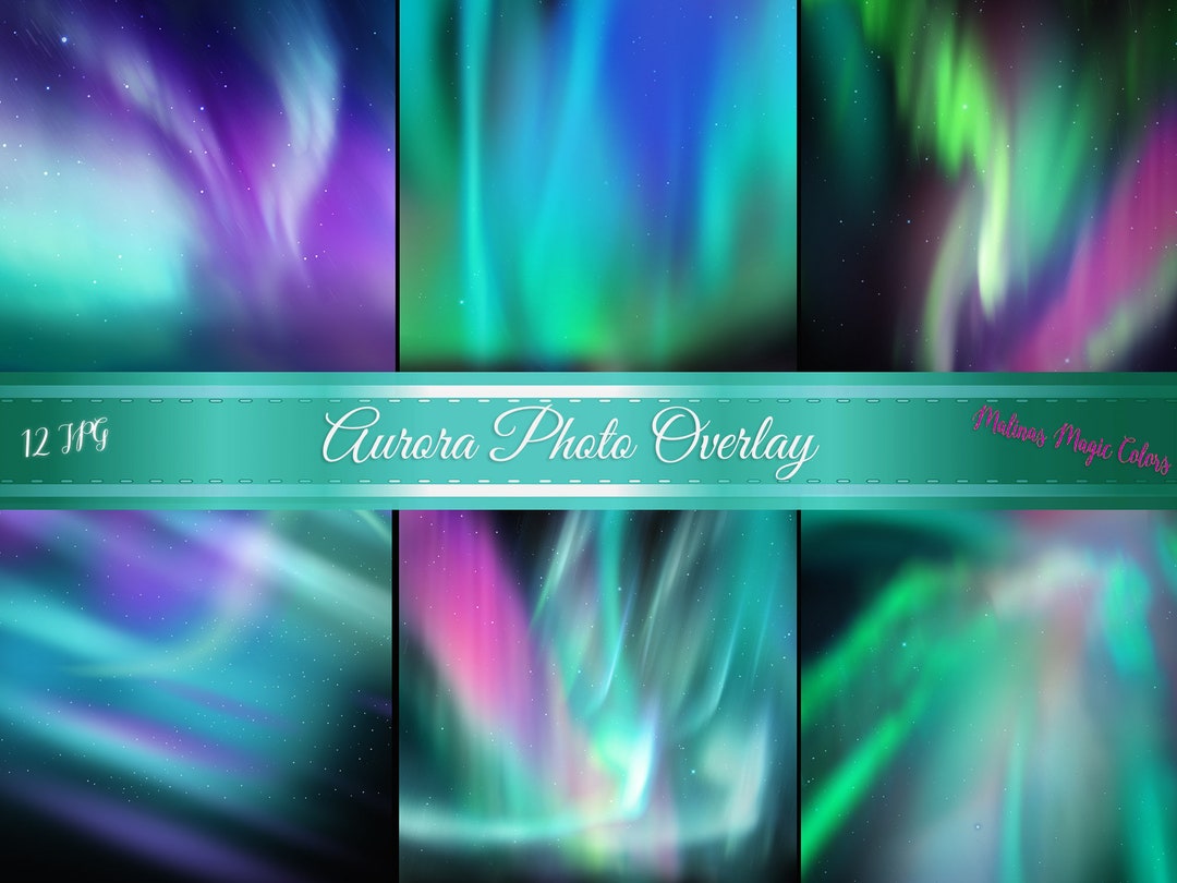 Aurora Photo Overlay - Aurora Starry Sky - Space With Star Background ...