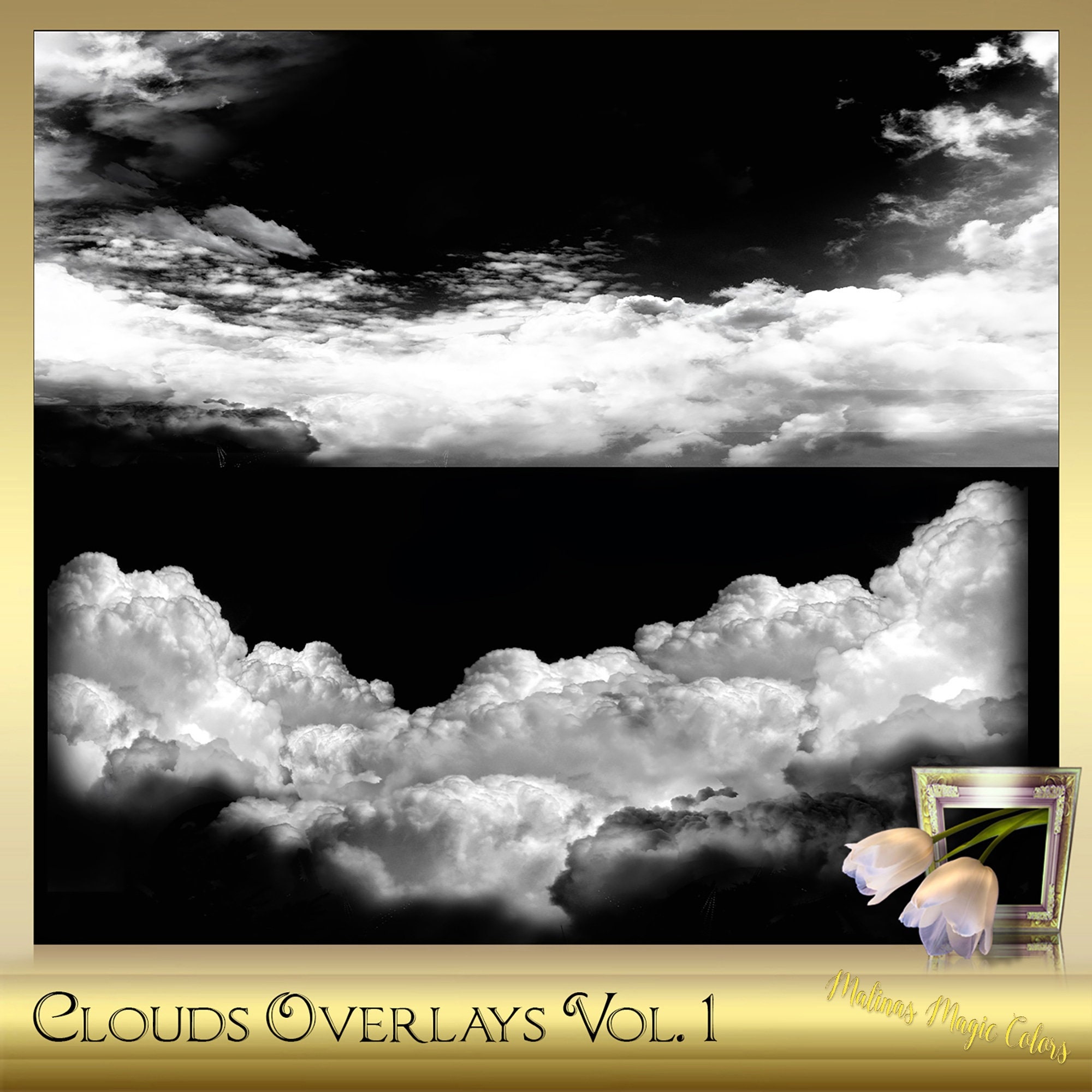 30 Cloud Overlays "real Clouds" - Photography-overlays - Digital Clouds ...