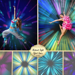 Abstract Light Effect Lines - Light Line Overlay - Linear Light Effect ...